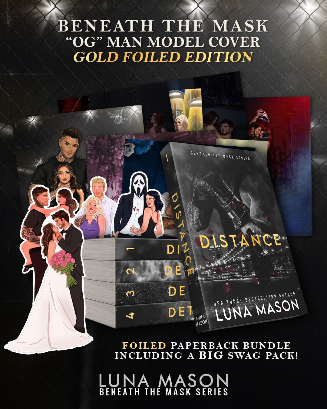 Beneath The Mask OG Man Cover Bundle - GOLD FOILED EDITON – Luna Mason ...