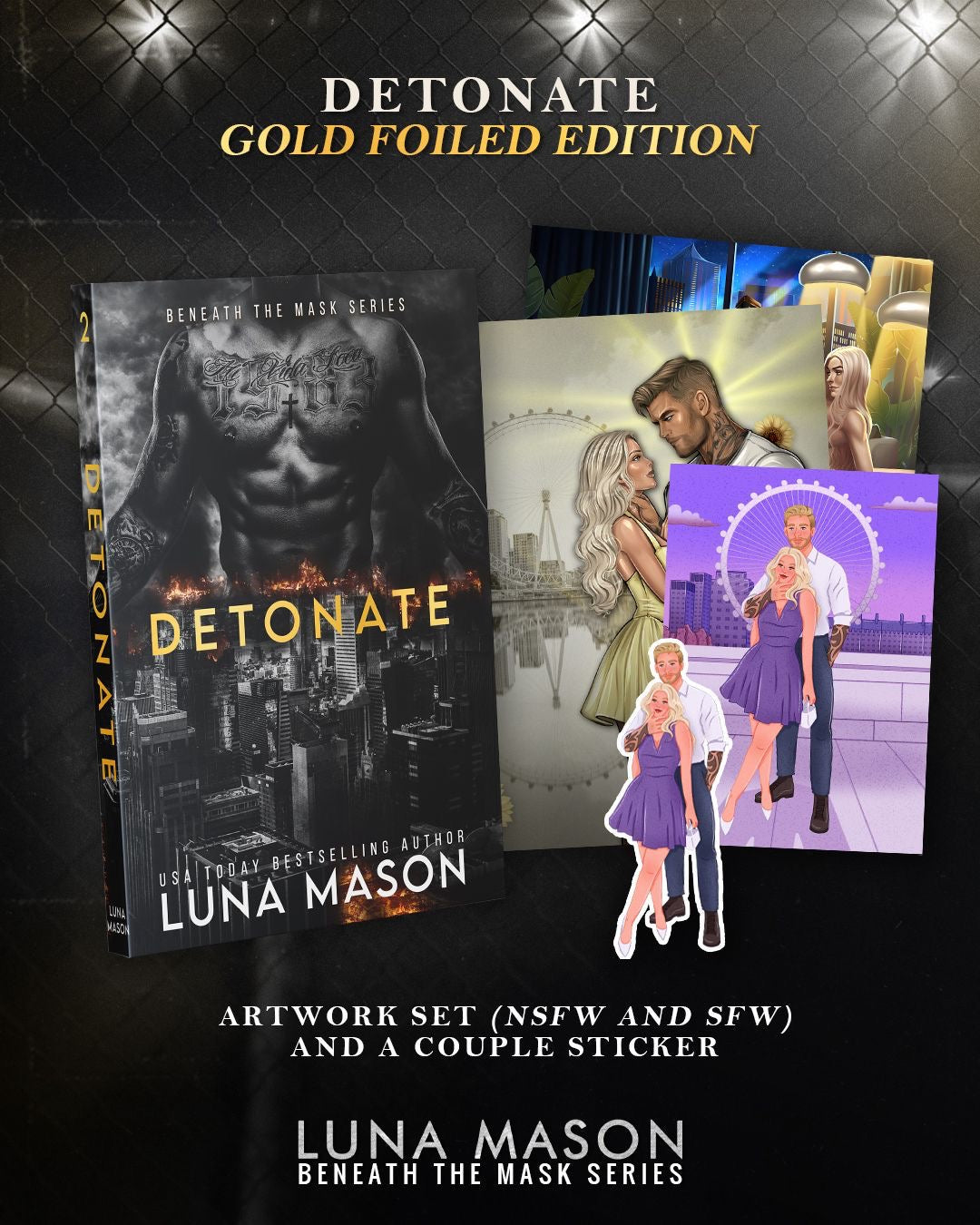 Beneath The Mask OG Man Cover Bundle - GOLD FOILED EDITON – Luna Mason ...
